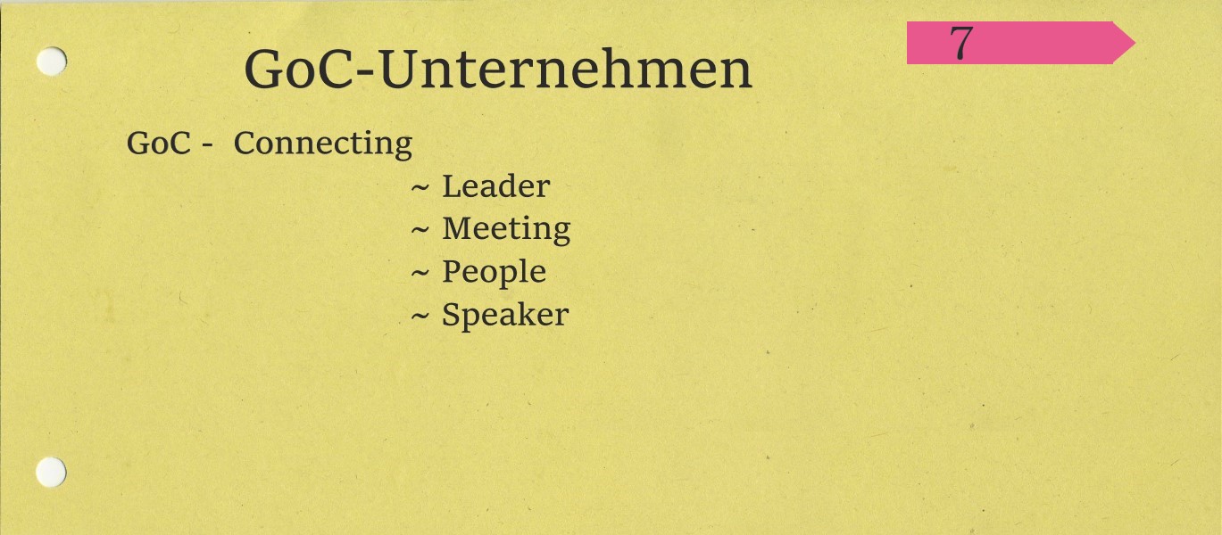 GoC - Struktur, Aufbau , Abteilungen, Components